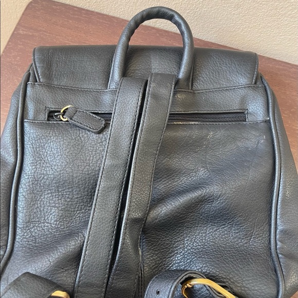 Jennifer Moore | Bags | Jennifer Moore Black Leather Backpack | Poshmark